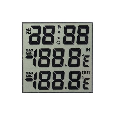 digits tn custom lcd display 3 segment twisted nematic micro for
