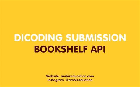 Dicoding Submission Bookshelf Api Belajar Membuat Aplikasi Back End