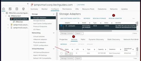 How To Assign An Iscsi Datastore To Esxi Hosts In Vcenter Cloudspress