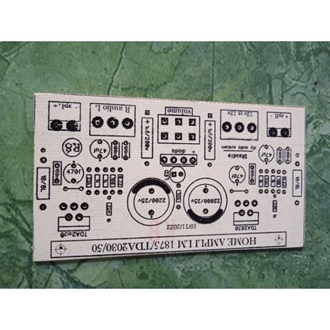Jual Pcb Amplifier Tda2030tda2050 Shopee Indonesia