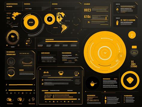 Premium Ai Image Black Amp Yellow Interface