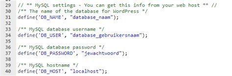 Fout Bij Het Maken Van De Databaseconnectie WordPress