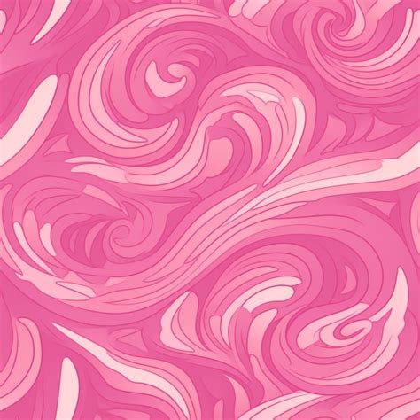 Premium Photo A Close Up Of A Pink And White Swirly Pattern Generative Ai