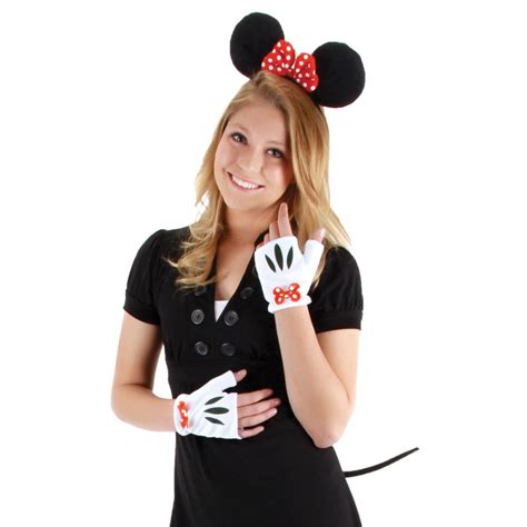 ミニーマウス コスプレ 変身キット レッド 仮装グッズ ハロウィン衣装の通販 アメリカンコスチューム