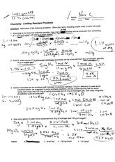 Limiting Reactant And Percent Yield Practice Worksheet Answer Key Askworksheet