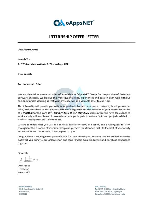 Lokesh V N On Linkedin Internship Oracleapex Softwareengineering