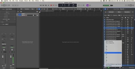 multiple loop keys in one project r logicpro