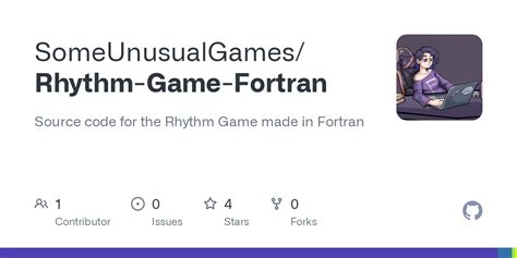 Github Someunusualgamesrhythm Game Fortran Source Code For The
