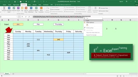 Excel Vba ตอนที่ 8 Index Youtube