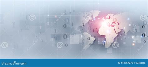 Binary Code Banner Stock Illustration Illustration Of Backdrop 141957279
