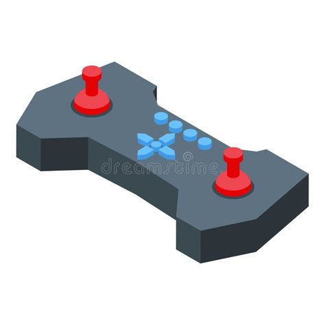 Remote Control Joystick Icon Isometric Vector Radio Toy Stock Illustration Illustration Of