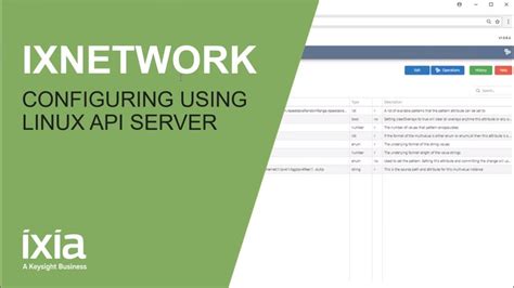 Configuring Ixnetwork Using The Linux Api Server Youtube