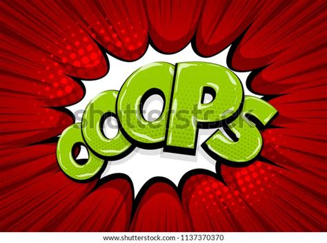 Omg Ouch Oops Comic Text Speech Stock Vector (Royalty Free) 1137370370 | Shutterstock