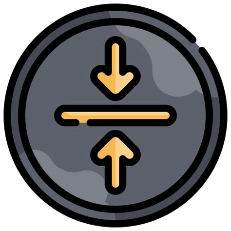 Center Align Free Arrows Icons