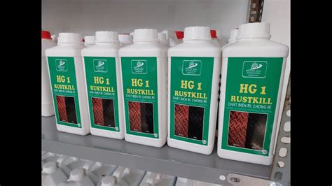 Tẩy Rỉ Sắt Thép Rust Convert Biến đổi Rỉ Sắt Rustkill Hg 1 Rust
