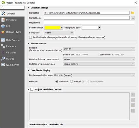 Coordinate System Measuring Area Using Correct CRS And Units In QGIS Geographic Information