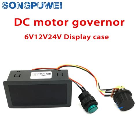 DC 6V 12V 24V 5A Adjustable PWM DC Motor Speed Controller CCM5D Digital Display Regulator LED