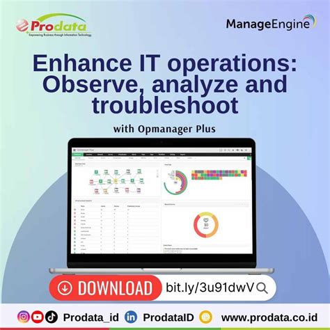 Learn About Opmanager From Manageengine Prodata Sistem Teknologi