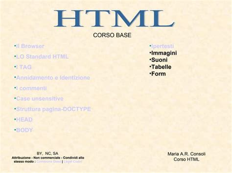 Lezione Html Ppt