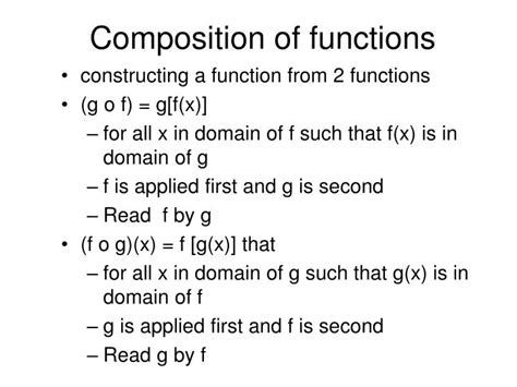 PPT Composition Of Functions PowerPoint Presentation Free Download ID