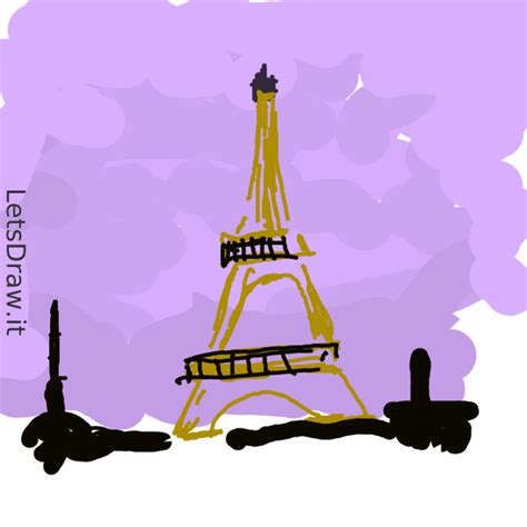How To Draw Eiffel Tower M14htqfcm Png LetsDrawIt