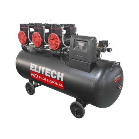 Безмасляный малошумный компрессор Elitech ACF 900-200S HD 206466 ...