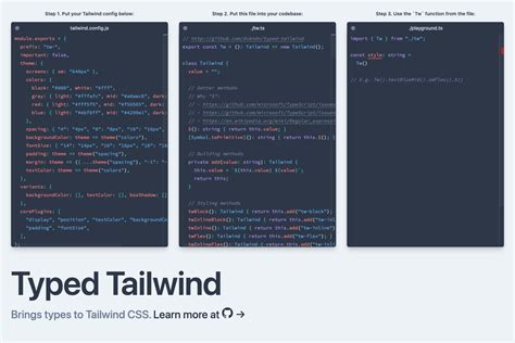 Typed Tailwind