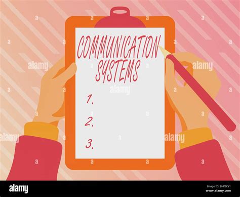 Conceptual Display Communication Systems Business Concept Flow Of Information Use Of Machine To