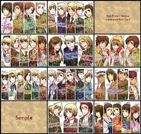 Hetalia Characters All