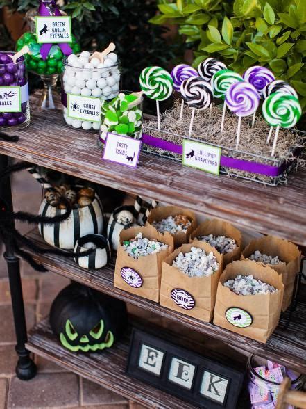 Halloween Trick Or Treat Candy Station Candy Station Halloween Candy