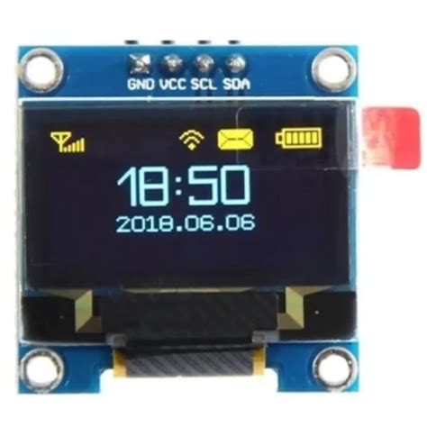 Display Oled Azul E Amarelo Gráfico I c x Arduino em Promoção na Americanas