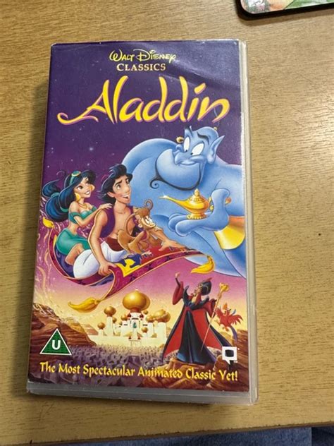 Aladdin Vhs Tape Disney 1992 Film £520 Picclick Uk
