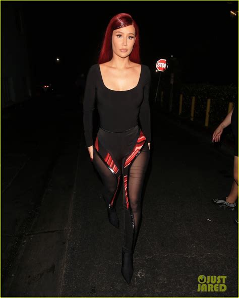 Iggy Azalea Rocks Red Hair For Night Out In West Hollywood Photo