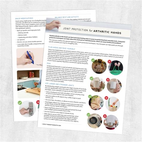 Joint Protection Techniques Handout At Karen Batey Blog