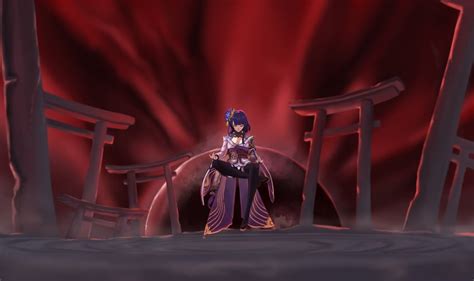 Raiden Shogun Genshin Impact Drawn By Crush Kim Danbooru