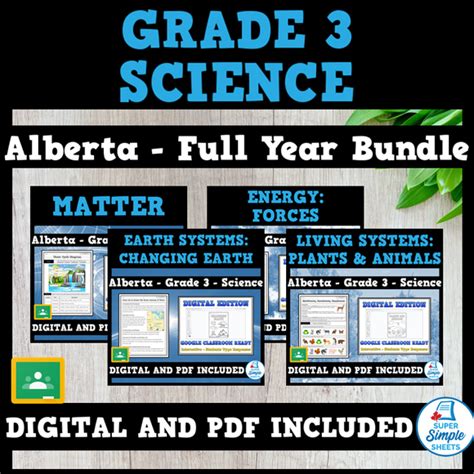 Science Alberta Grade 3 Full Year Bundle New 2023 Curriculum