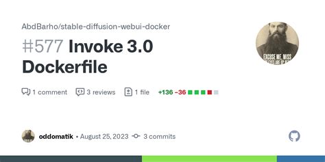 Invoke Dockerfile By Oddomatik Pull Request Abdbarho Stable Diffusion Webui Docker