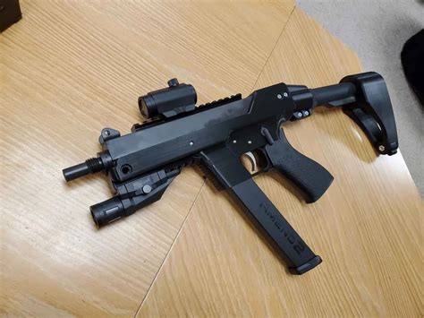 the mac daddy 3d printable mac11 9 frame
