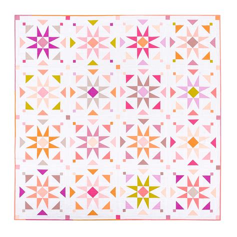 Mosaic Quilt Block Pattern Colorful Mosaic Quilt Blocks Embroidery