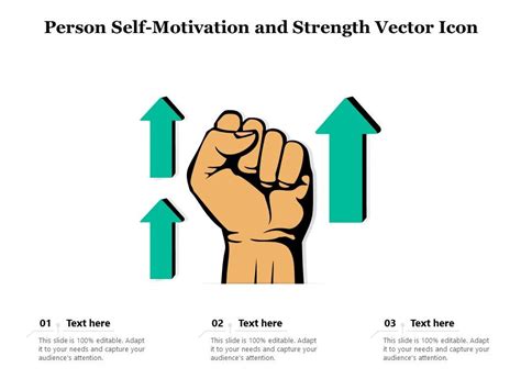 Person Self Motivation And Strength Vector Icon Ppt PowerPoint Presentation Infographic Template
