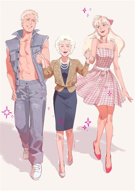 Worvies Barbie Character Ken Barbie Stereotypical Barbie Live