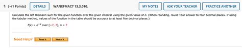 Solved The Tabular Method Values Of The Function In The Chegg Com