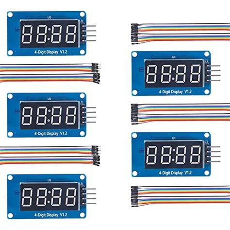 módulo de pantalla led digital dorhea tm1637 0 56 4 bits meses sin