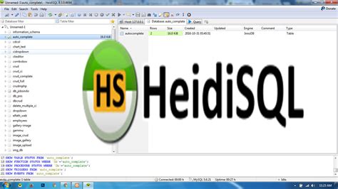 Menggunakan Heidisql Simple Untuk Kelola Database Mysql Tutorial Codding