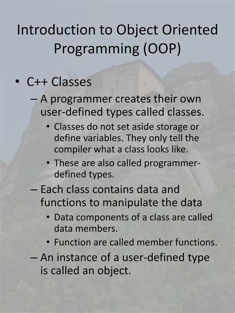 ppt cop330 object oriented programming in c fall 2008 powerpoint