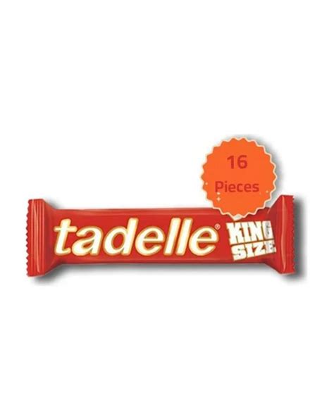 StyleTurk, Tadelle King Size Hazelnut Filled Milk Chocolate 52 GR x 16 ...