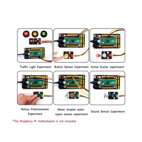Raspberry Pi Pico 42 In 1 Sensor Kit For Micropython Without Main Board