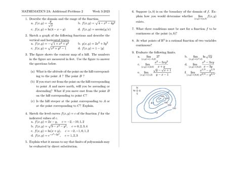 Tut 2 Enjoy Mathematics 2a Additional Problems 2 Week 3 Describe