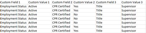 Ebs Updating Additional Information Fields For Contacts Via Csv File