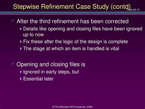 Ppt Stepwise Refinement In Software Engineering Powerpoint